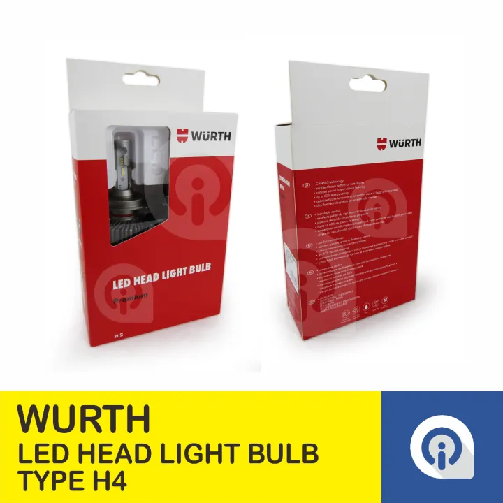 LAMPU H4 LED Wurth Headlight Bulb ORIGINAL | Lazada Indonesia
