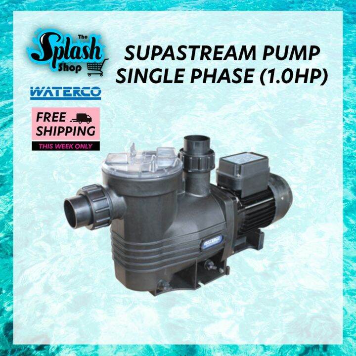 SPLASH - [READY STOCK] Waterco Supastream Pump (1Hp) - Single Phase ...