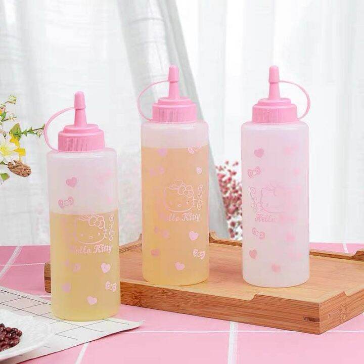 3in1set.ketchup.bottle hello kitty sauce organizer plas | Lazada PH