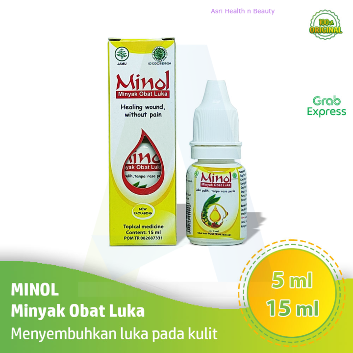 Minol Drops 5 ml 15 ml Minyak Luka Kulit | Lazada Indonesia