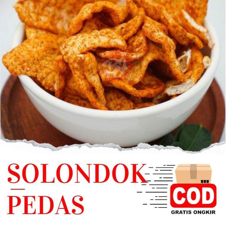 Kerupuk Solondok Pedas 250gram / Kerupuk Pedas / Snack Pedas / Snack ...