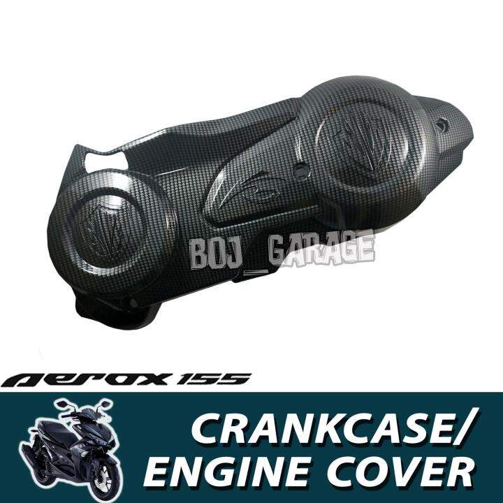 AEROX v1 CRANKCASE / ENGINE COVER CARBON *PLUG AND PLAY | Lazada PH