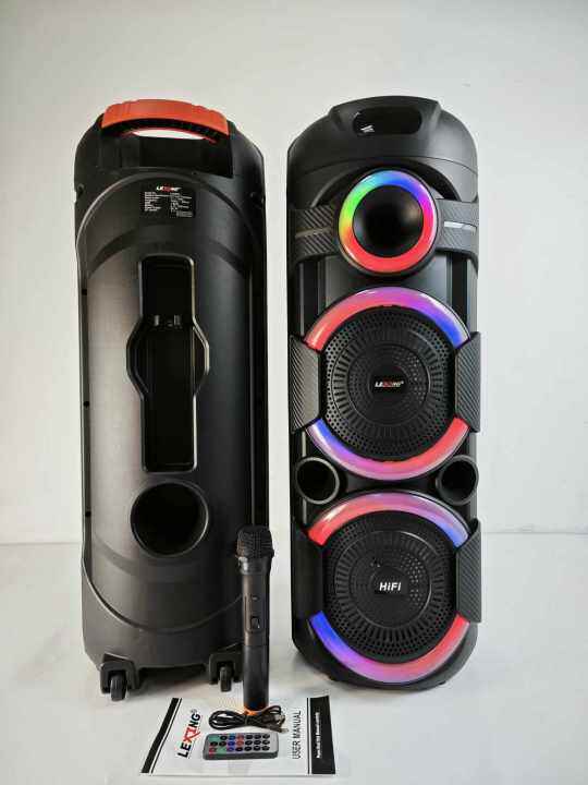 NEW ARRIVAL LEXING TROLLEY PORTABLE SPEAKER LX-99903 | Lazada PH