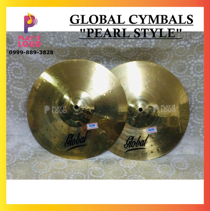 GLOBAL 12 14 16 18 20 PEARL STYLE CYMBALS | Lazada PH
