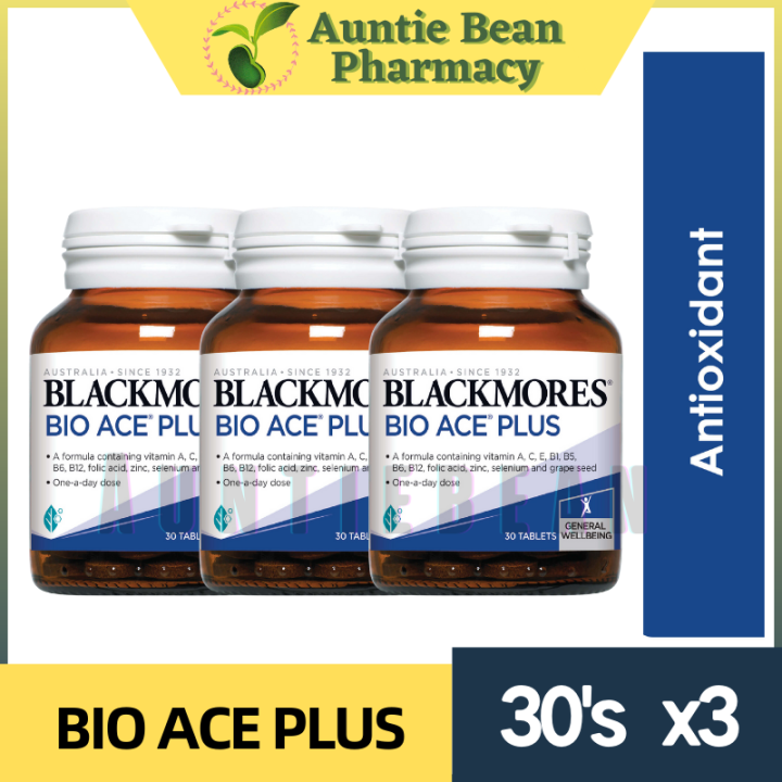 BLACKMORES Bio ACE Plus [ 30 Tablets x 3 bottle ] exp:04/2023 | Lazada