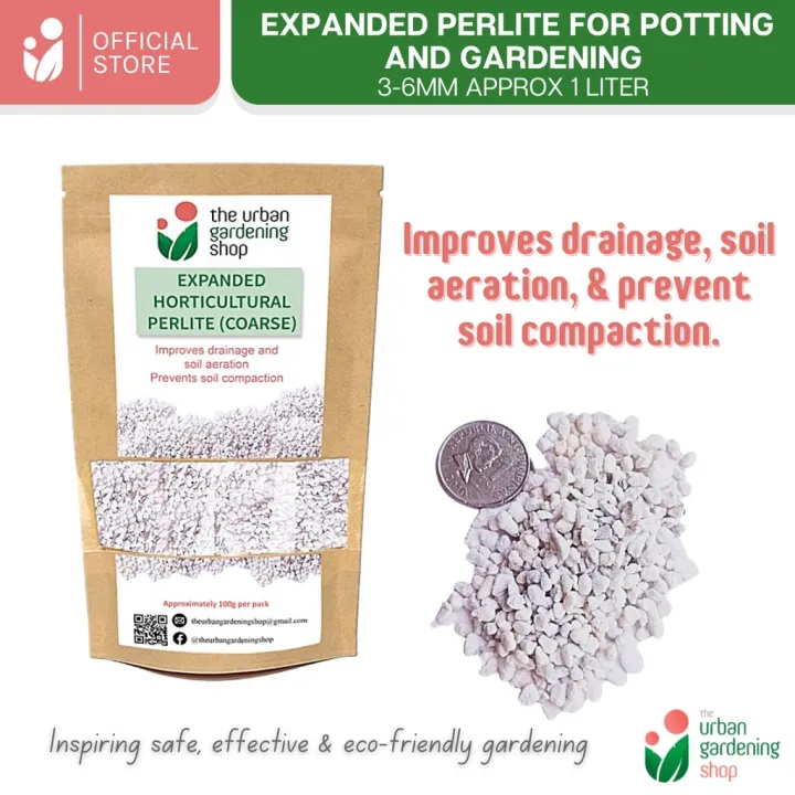 ☌⊙♈ Expanded Perlite For Potting And 3-6mm Approx 1 Liter | Lazada PH