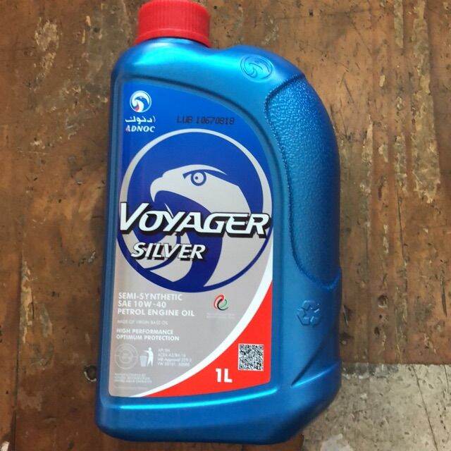 ADNOC VOYAGER SILVER OLI MESIN BENSIN DAN DIESEL 1L SAE 10W-40 | Lazada ...