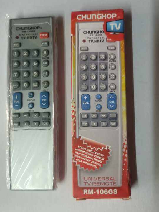 Remote Tv Chunghop Rm 106gs Universal Tv Remote Lazada Indonesia