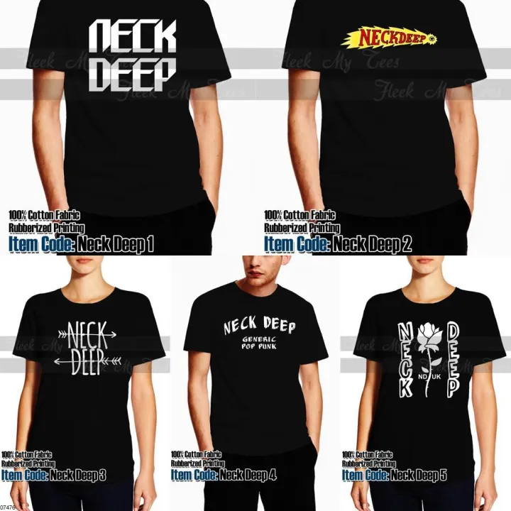 Neck Deep | Band Shirt 1 | Lazada PH