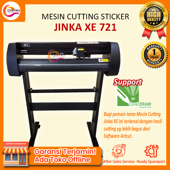 Mesin Cutting Sticker Jinka XE / JK / BIASA 721 UKURAN 60 CM | Lazada ...