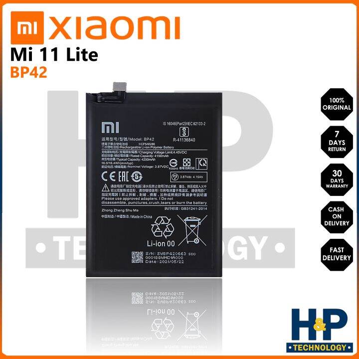 Battery Model BP42 for Xiaomi Mi 11 Lite Battery | Lazada PH