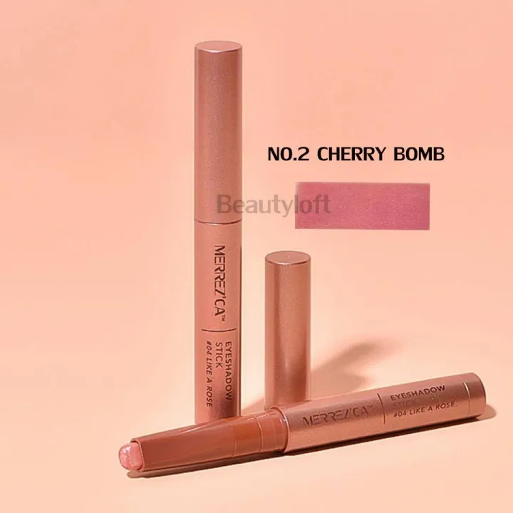 Merrezca Eyeshadow Stick อายแชโดว์ เนื้อครีมอัดแท่ง เนื้อนิ่ม เขียนง่าย ...