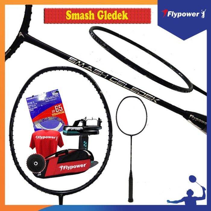 FLYPOWER SMASH GELEDEK RAKET BADMINTON ORIGINAL | Lazada Indonesia