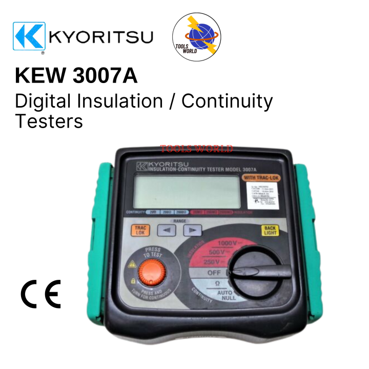 Kyoritsu KEW 3007A Digital Insulation/Continuity Tester (NEW ...