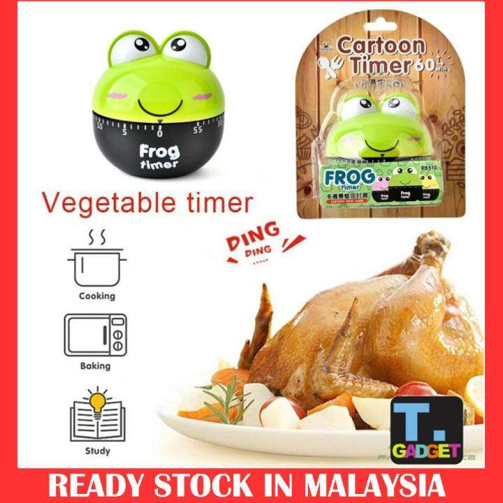 Cartoon Frog Timer Kitchen Cooking Mechanical Reminder Clock | Lazada