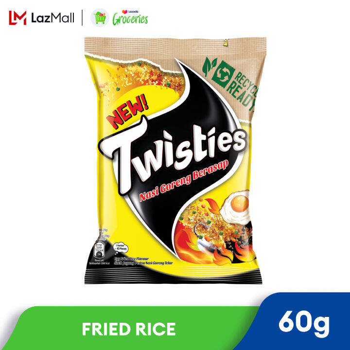 Twisties Egg Fried Rice Snacks 60g | Lazada