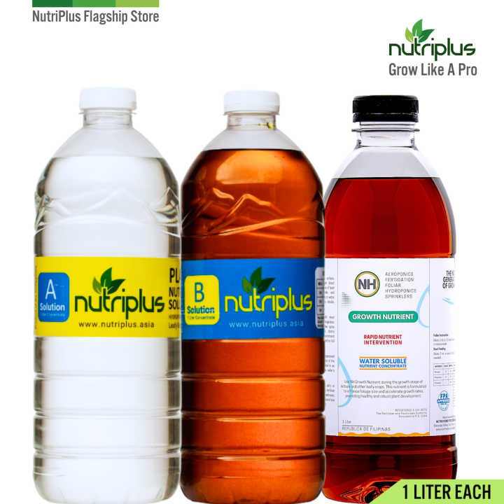 ♦Nutriplus Plant Nutrient Solution Nutrihydro Growth Nutrient Combo ...