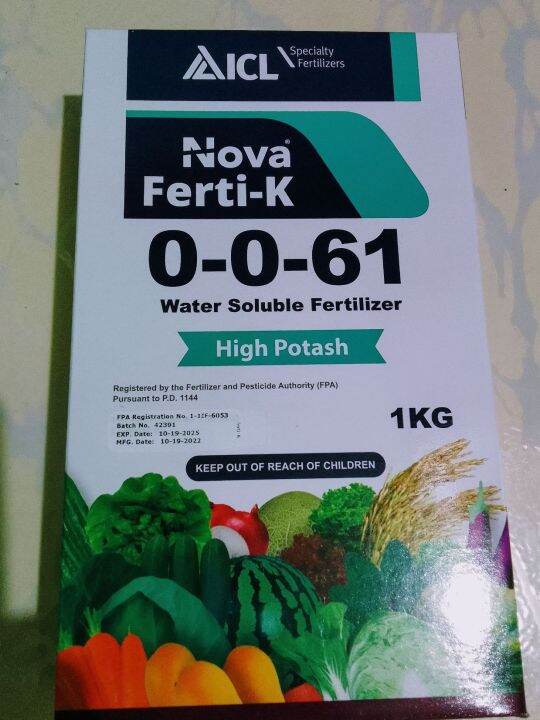 NOVA FERTI-K 0-0-60 HIGH POTASSIUM FOLIAR FERTILIZER (KILO) BY ALLIED ...