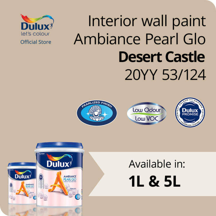 Dulux Ambiance Pearl Glo - Desert Castle (20YY 53/124) (Low Odour ...
