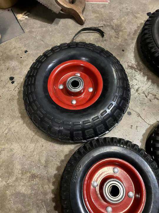 heavy duty rubber tire wheel for pushcart trolley kartilya available in ...