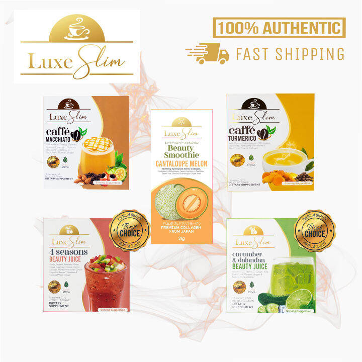 Luxe Slim Coffee and Beauty Juice | Caffe Macchiato and Caffe Turmerico ...