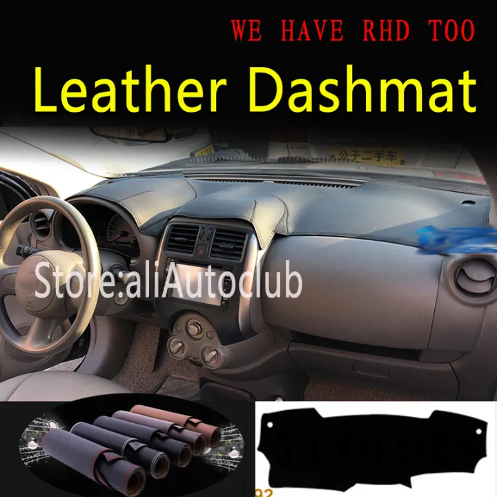 Leather Dashmat Dashboard Cover Pad Dash Mat Sunshade Car Carpet For ...