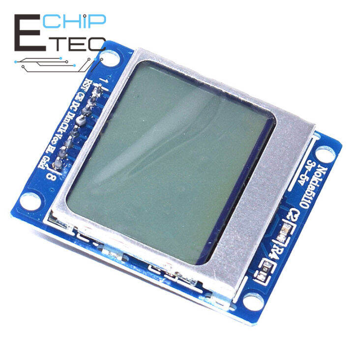 Lcd Module Display Monitor Blue Backlight Adapter 84x84 Lcd5110 Nokia