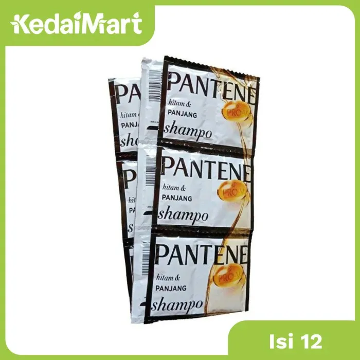 Pantene Shampoo Long Black Sachet 12 x 10 ml | Lazada Indonesia