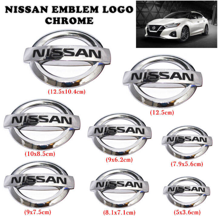 COS Nissan Car Logo Emblem Car Front Grille Emblem Logo Rear Trunk ...