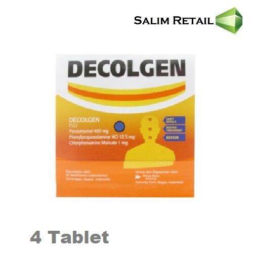 Decolgen isi 4 tablet | Lazada Indonesia