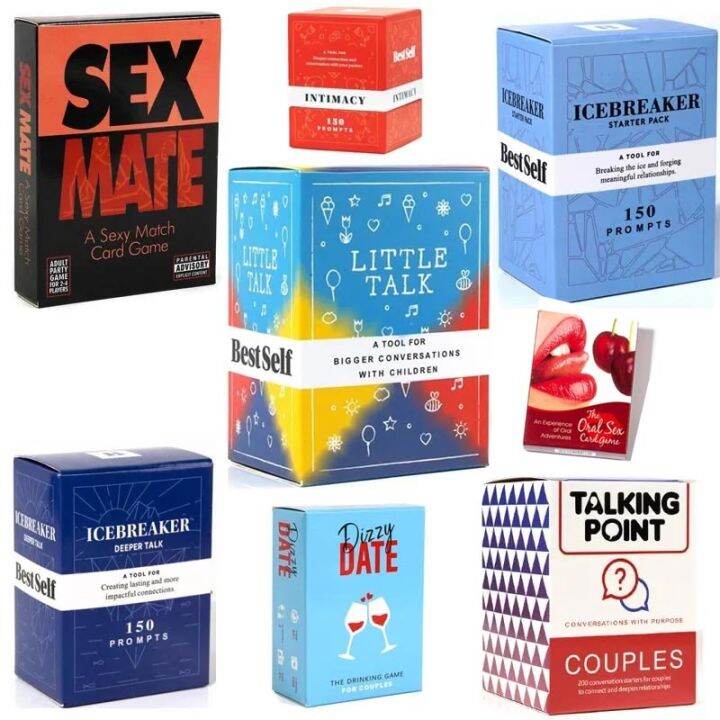 Conversation Starter Icebreaker Deeper Talk Deck By Bestself Card Game ...