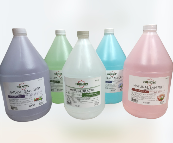 Pure Protect NATURAL Sanitizer Alcohol (not alcogel) with Aloe Vera (1 ...