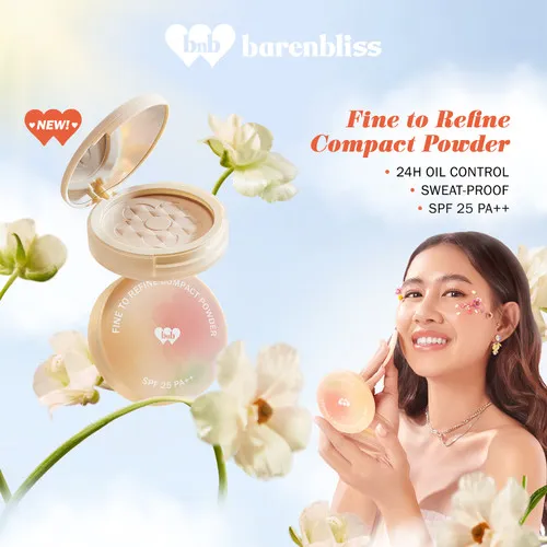 BNB barenbliss Korean Bloomatte Fine to Refine Compact Powder「24H oil ...