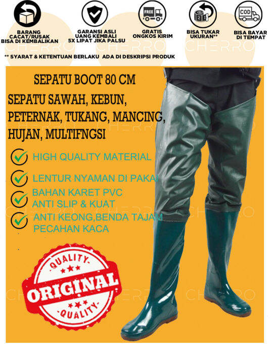 SEPATU BOOT TANI SAWAH PERTANIAN TERNAK MULTIFUNGSI | Lazada Indonesia