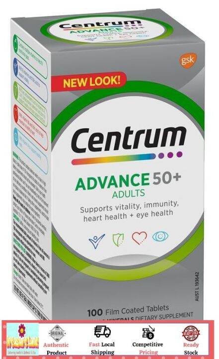 Centrum Advance 50+ 100 Tablets | Lazada Singapore