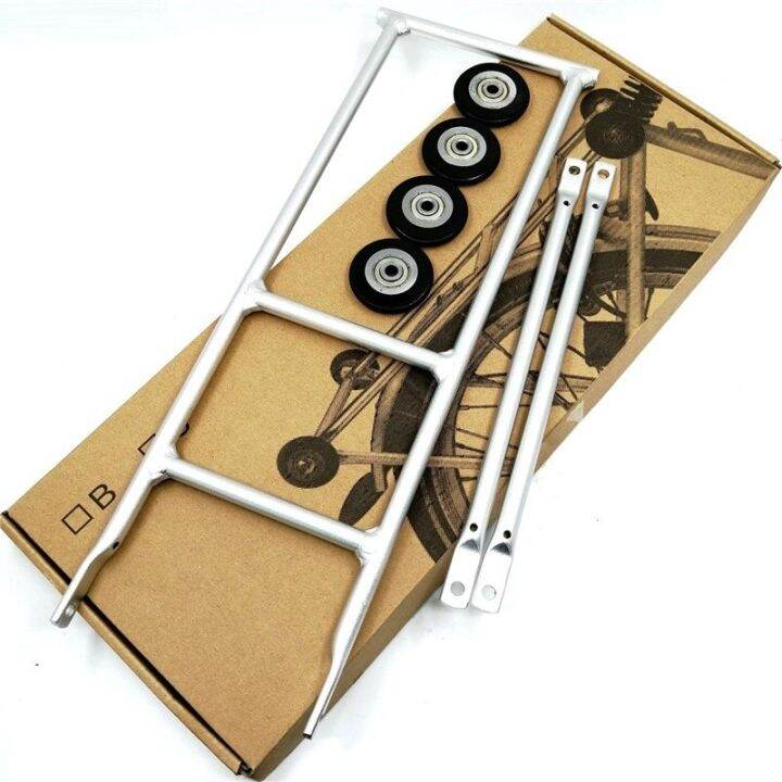 Rear Bicycle Racks For Brompton Folding Bike Cargo Racks Easy Push ...