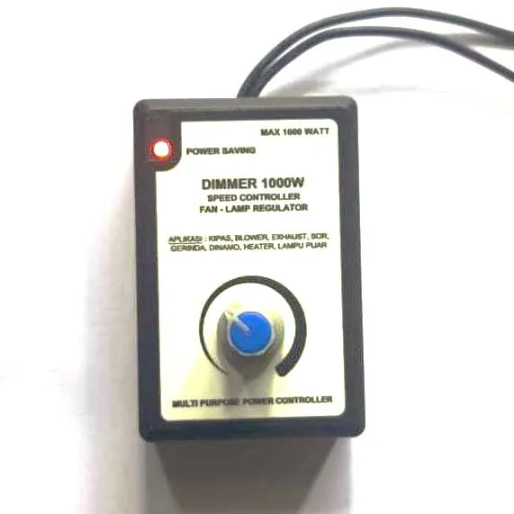 Dimmer 1000W pengatur putaran gerinda, bor, kipas, dinamo, motor ...
