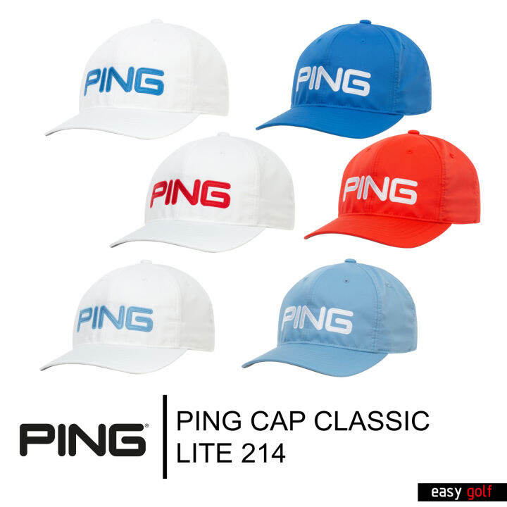 PING CAP CLASSIC LITE 214 PING CAP MEN หมวกกอล์ฟ หมวกกีฬาผู้ชาย ...