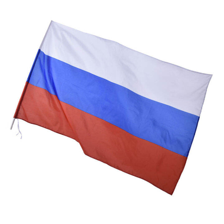 Polyester Russia Flags 90x150cm 3x5ft Deluxe Russian Flag For Outside