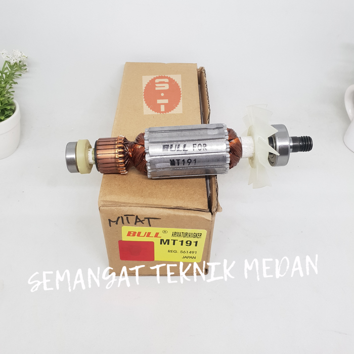 MT191 ARMATURE ANGKER MESIN KETAM PLANNER MAKTEC MT 191 MERK BULL ...