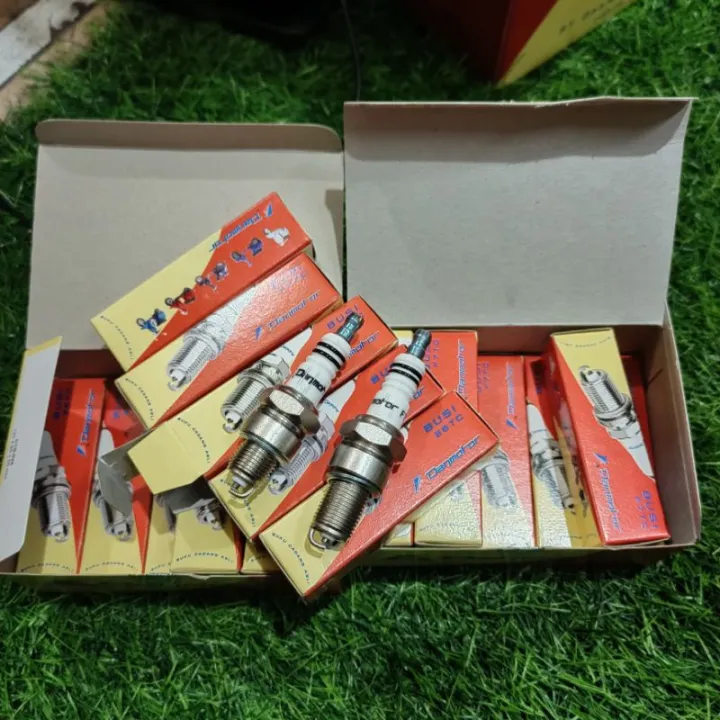 Busi vespa 2 tak danmotor drat panjang dan pendek | Lazada Indonesia