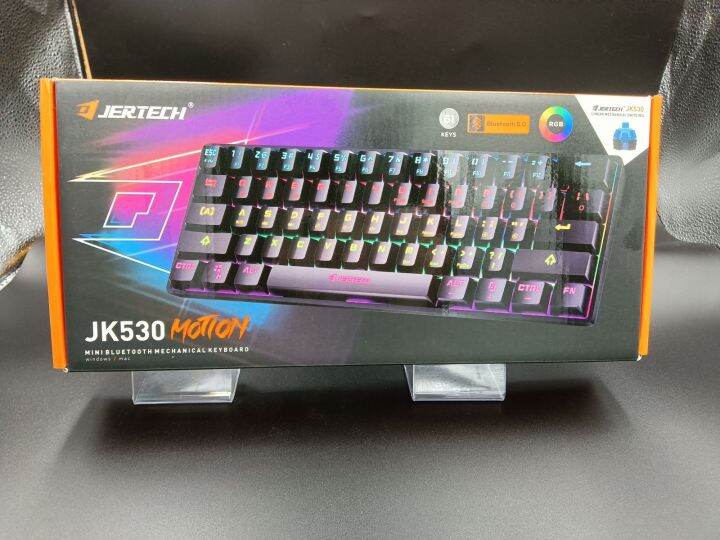 JERTECH Keyboard Gaming Mechanical JK-530 Double Mode Koneksi USB Dan ...