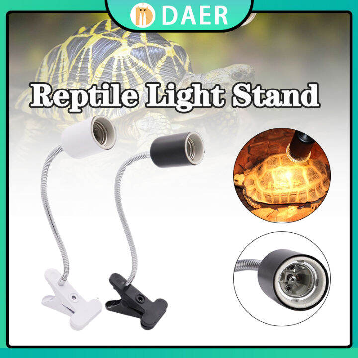 Reptile Light Stand Bulb Holder Turtle Tortoise Basking Lamp Holder ...
