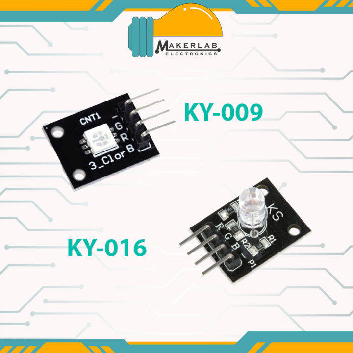 KY-016 | KY-009 RGB Module DIP type Sensor Module for Arduino DIY ...