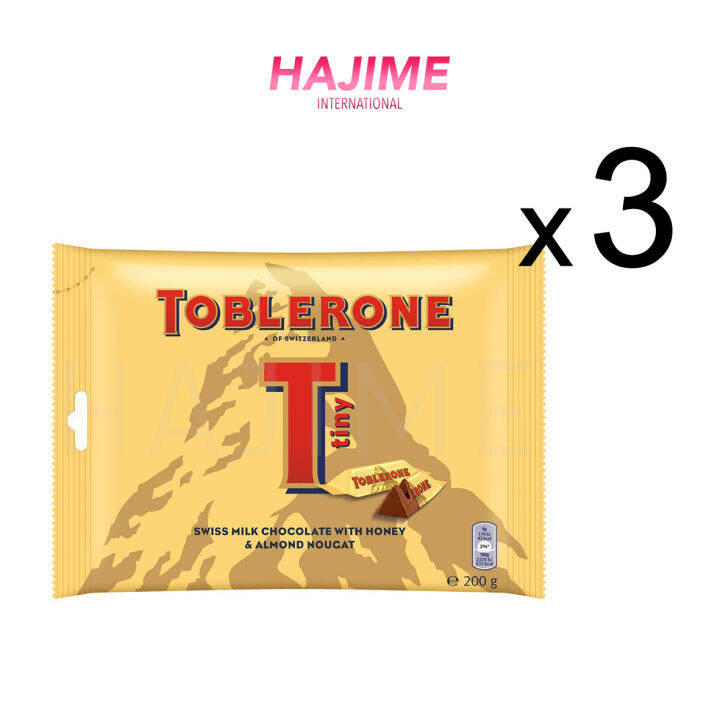 Toblerone Mini Chocolate 200g x 3 | Lazada Singapore