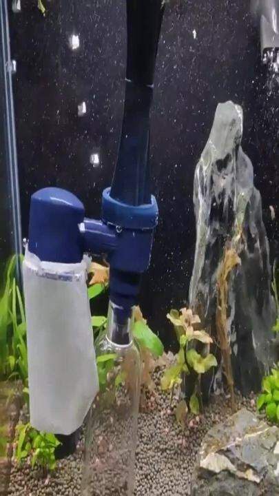 Gravel Cleaner Tool Aquarium Fish Tank Vacuum Electric Water Change ...