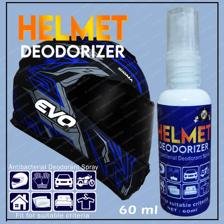 HELMET DEODORIZER DISINFECTING SPRAY - Neutralizes Odors / Cleans ...