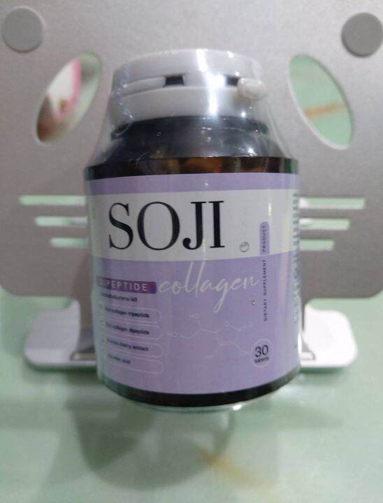 พร้อมส่ง ไม่อยากหน้าเหี่ยว soji collagen โซจิ คอลลาเจน 30 เม็ด | Lazada ...