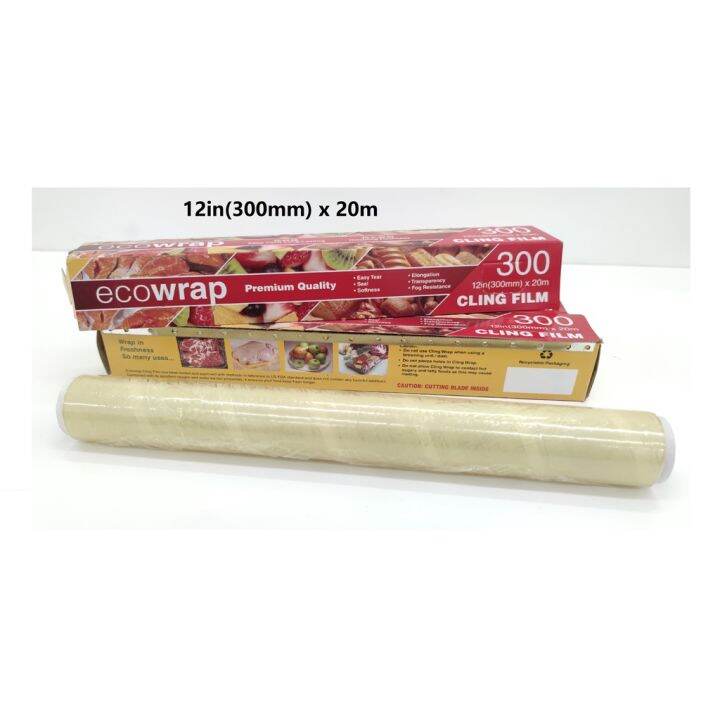 Eco Wrap Food Wrap w cutter 30cm x 20m / Sun Fresh Food Wrap w cutter ...