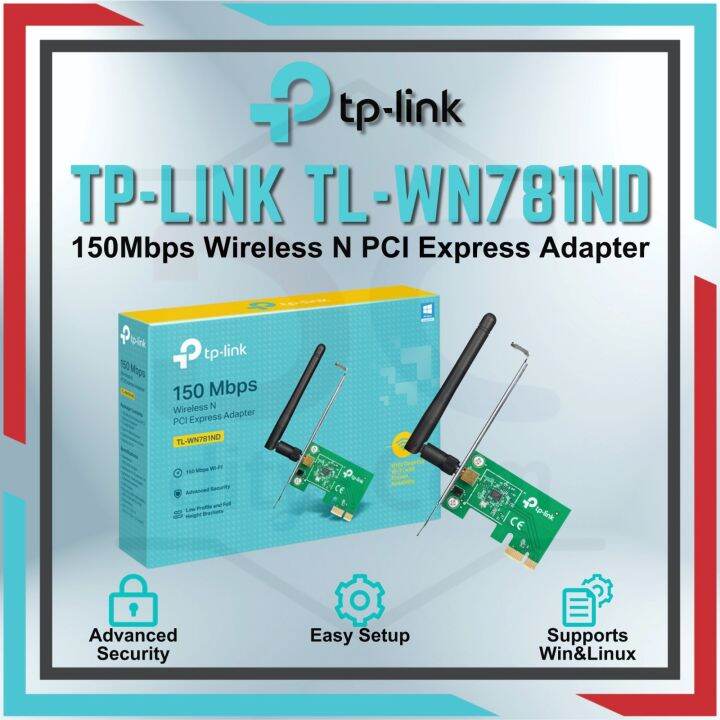 TP-LINK TL-WN781ND 150MBPS WIRELESS PCI EXPRESS ADAPTER | Lazada Indonesia